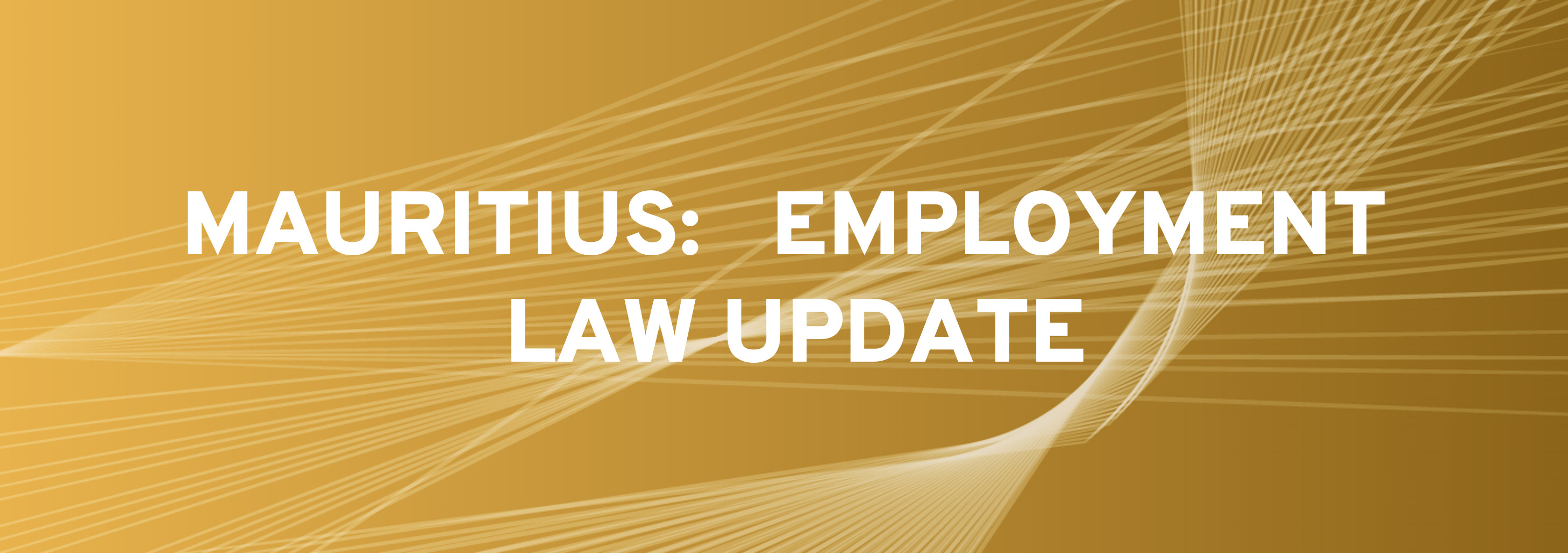 MAURITIUS: EMPLOYMENT LAW UPDATE - DTOS